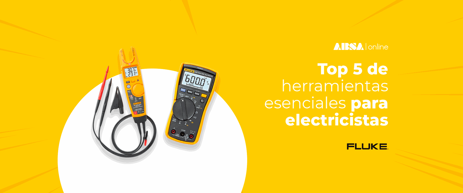 Equipos FLUKE esenciales para electricistas | ABSA Online
