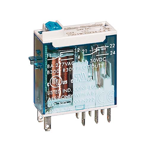 ROCKWELL AUTOMATION 700HK, 120VAC, SLIM, RELAY, DPDT, 8 A, - 700HK32A1 ...