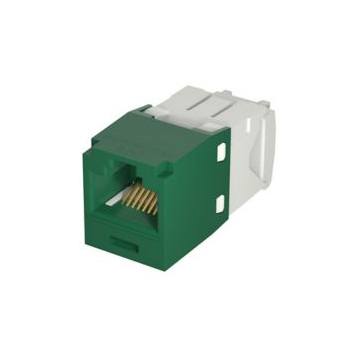 PANDUIT Jack RJ45 Estilo TG, Mini-Com, Cat 6, verde | ABSA Online