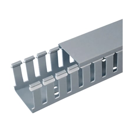 Slotted Duct, PVC, .5"X2"X6', WHITE | ABSA Online