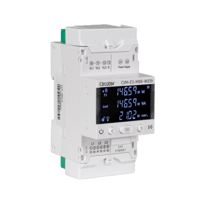 CVM-E3-MINI-ITF-WiEth, Analizador de redes trifásico carril DIN ...