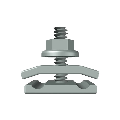 CLEMA PEQUEÑA+TORNILLO T C/TUERCA P54MM | ABSA Online