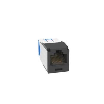 Mini-Com Corrosive Resistant Module, Cat 6A, UTP, Black, TG Style ...