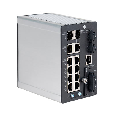 Switch Stratix 5200, 8 puertos de cobre 100/1000, 2 puertos combinados ...