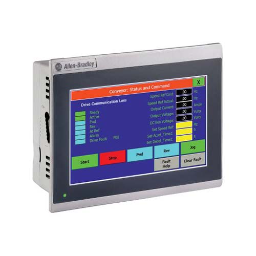 ROCKWELL AUTOMATION Panelview 800, 7 pulgadas, color, tactil - 2711RT7T ...